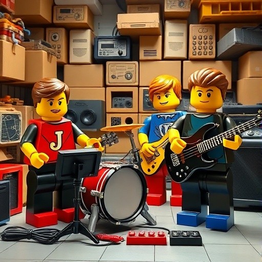 Garage Band of Lego Characters Sound Effect | Sound Effect by SplitShire